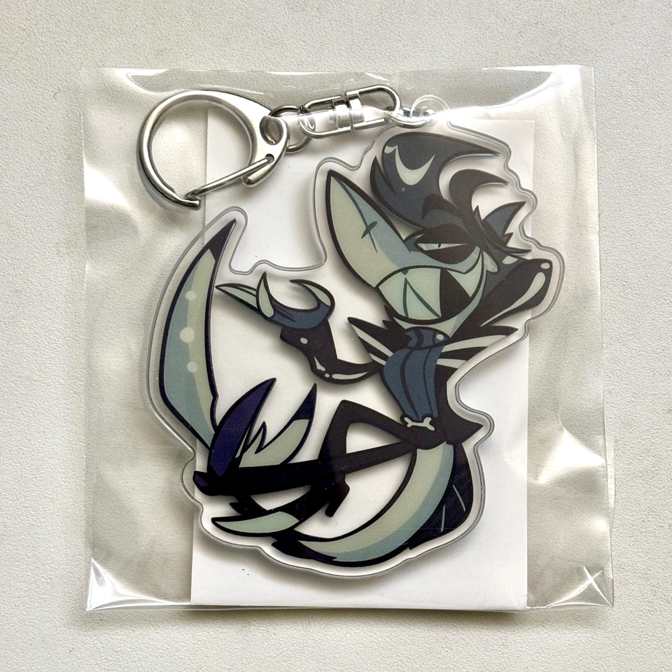 2022 Helluva Boss CHAZ THURMAN 3" Official Acrylic Keychain Ltd Ed ...