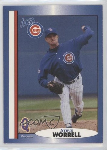 1998 Blueline Iowa Cubs Steve Worrell #29 | eBay
