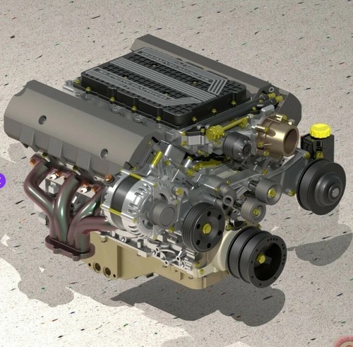 1/12 Scale ZL1 LT4 Camaro Engine 3D Printed | eBay