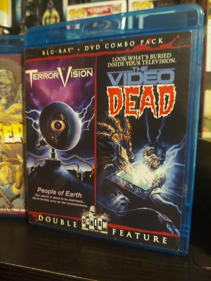 HORROR blu lot TERRORVISION / VIDEO DEAD / DEAD HEAT / MONSTER SQUAD ...
