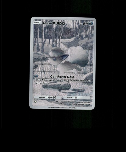 FAN-ART READ DESCRIPTION BELOW HOLO Vulpix Card Vulpix Pokemon Card p1 ...