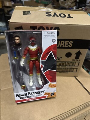 Power Rangers Lightning Collection 6” Figure Zeo Red Ranger Case Fresh ...