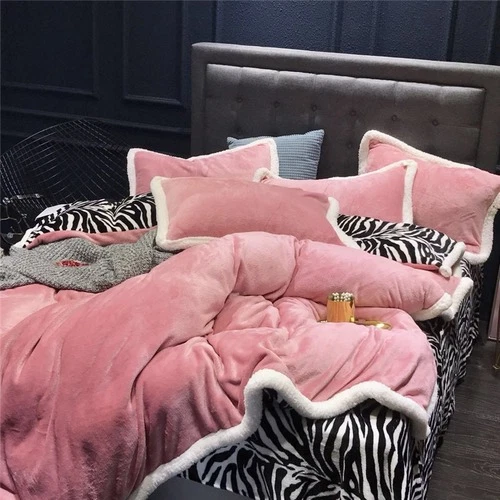 Red Zebra Print Bedding