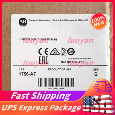 New Sealed Allen-Bradley 1756-A7 SER B ControlLogix 7 Slots Chassis | eBay