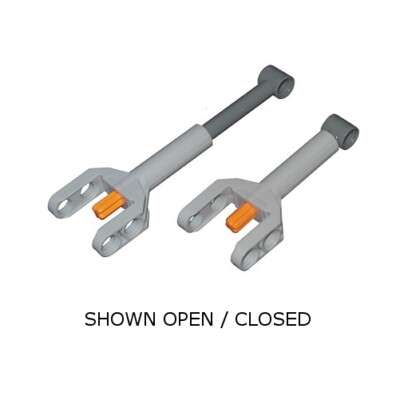 LEGO - Technic, Linear Actuator Mini w/ Dark Gray Head & Orange Axle | eBay