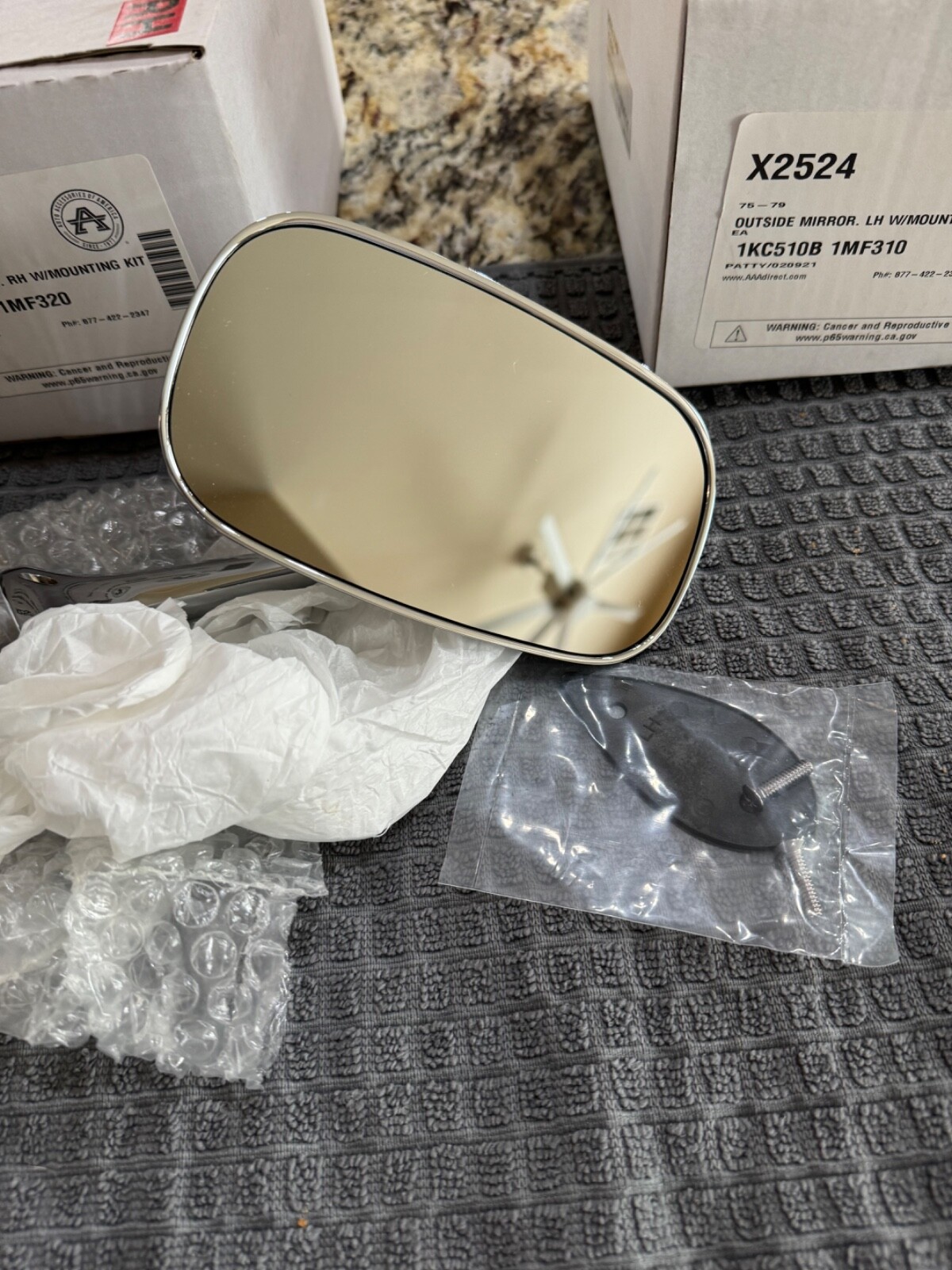 1975-1979 CORVETTE PAIR OF OUTSIDE MIRRORS - New | eBay