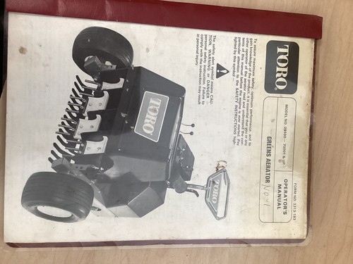 TORO Mobel NO. 09100-70001 & Up Operator’s Manual | eBay