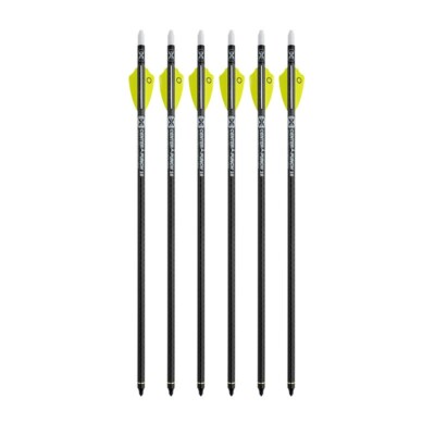TenPoint Evo-X Centerpunch 16" Arrows w/ White Alpha Nocks - 6 Pack ...
