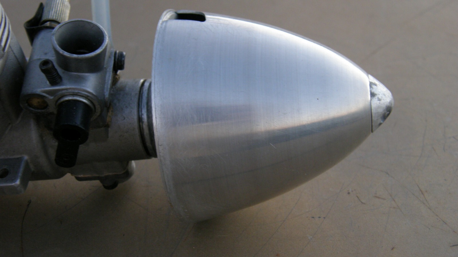 YS 45 FS R/C Model Airplane Gas/ Nitro Engine Spinner, Macs Header ...