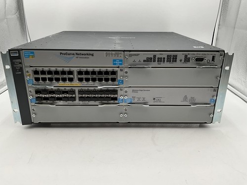 HP ProCurve Switch 5406ZL J8697A POE Chassis w/ J8702A J8705A J9051A | eBay