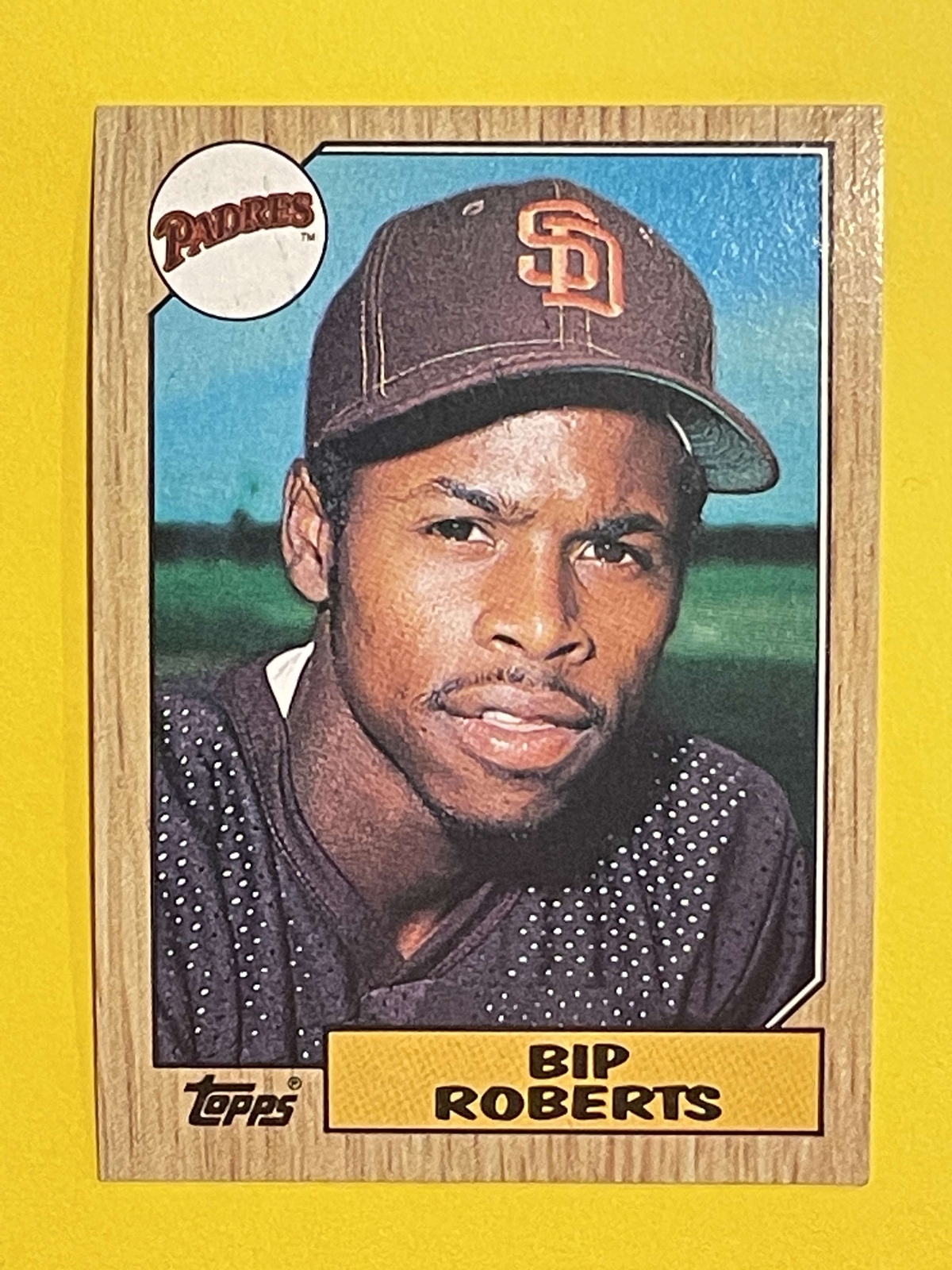 Bip Roberts 1987 Topps Rookie Base #637 San Diego Padres | eBay