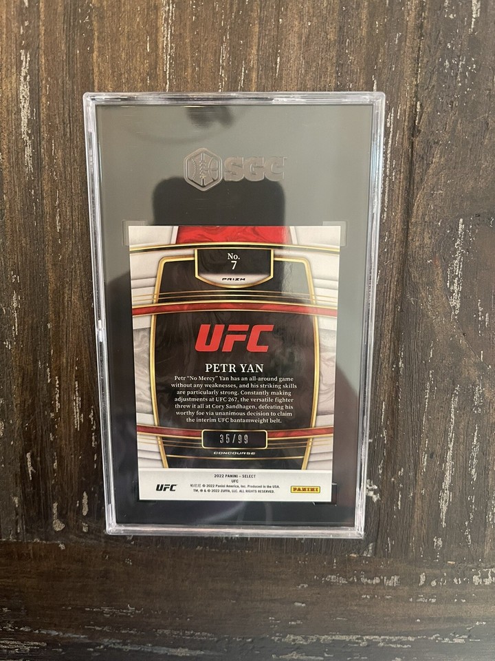 2022 SELECT UFC PETR YAN RED PRIZM #/99 SGC10 GM COLOR MATCH POP1 | eBay