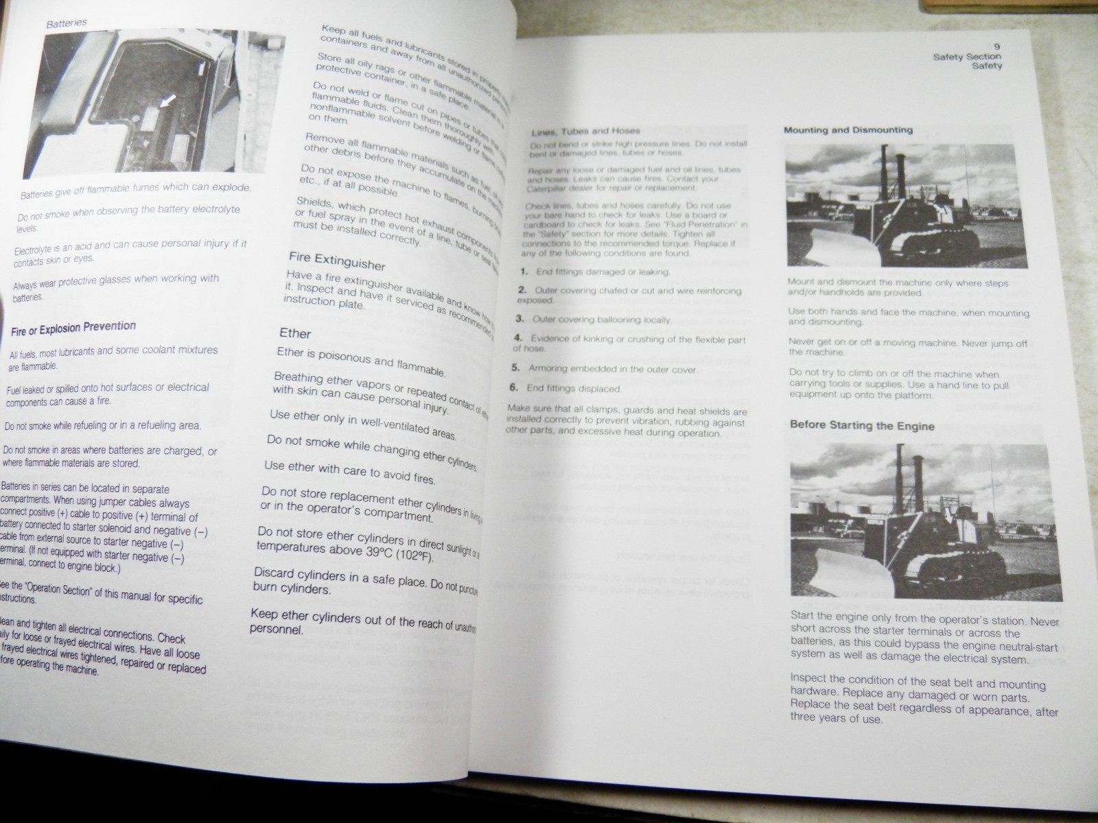 CAT Caterpillar D4E TRACTOR OPERATION & MAINTENANCE MANUAL 31C 34C 76W ...