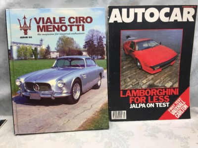 MASERATI Viale Ciro Menotti ISSUE 83 Hard Cover & Autocar Lamborghini ...