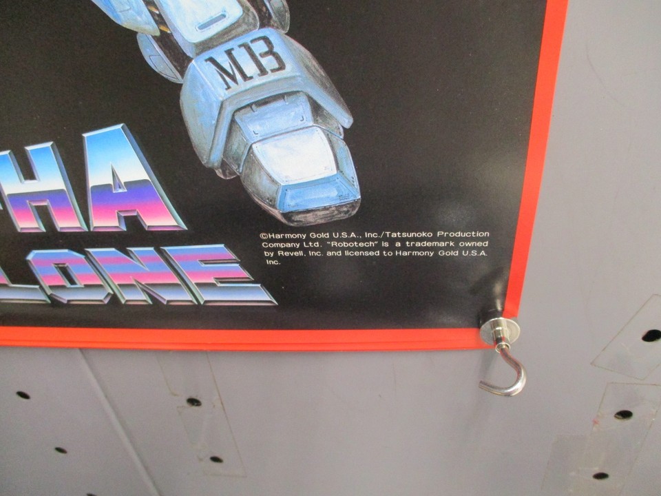 ROLLED! Vintage ROBOTECH Alpha Cyclone POSTER 16.5"x23.5" Harmony Gold ...