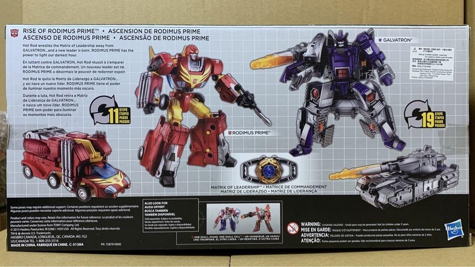 Transformers Platinum Edition Rodimus Prime Galvatron Matrix Set New | eBay