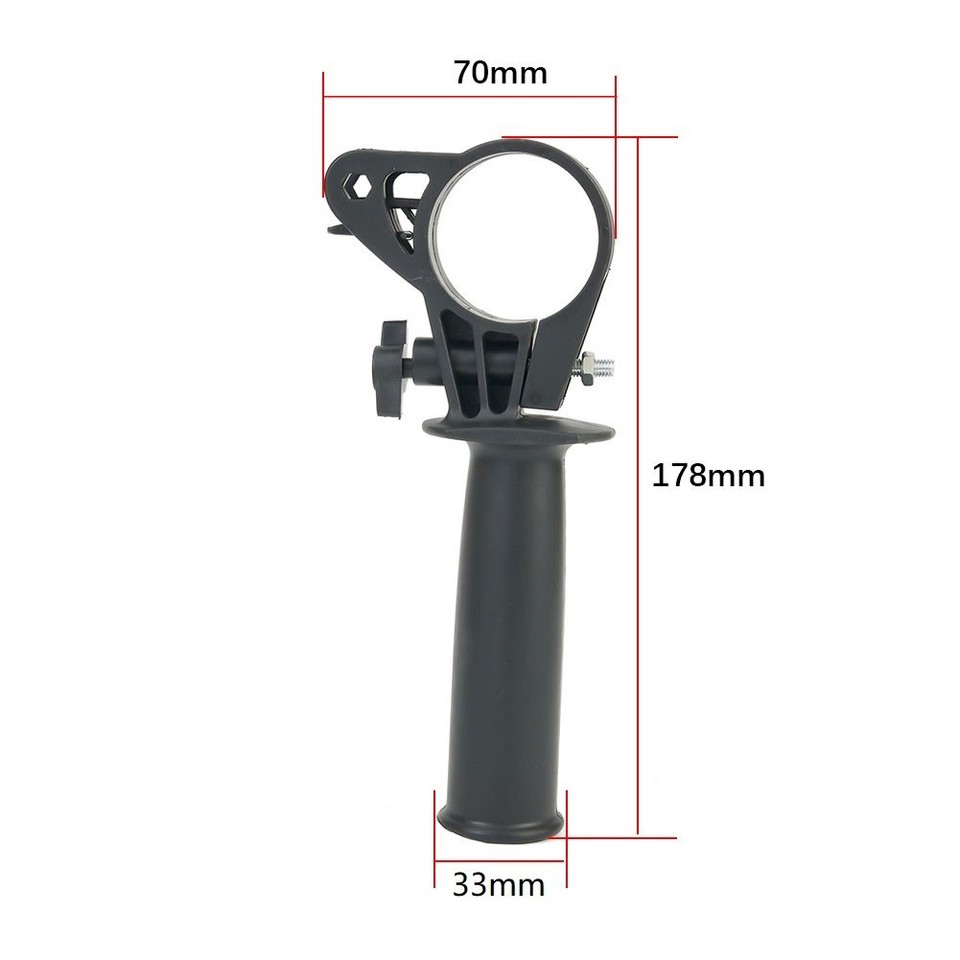 Electric Drill Handle Plastic+Metal Protect hand Removable Replacement ...