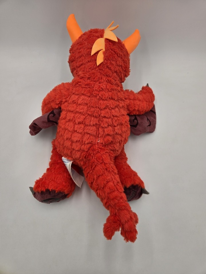 Build A Bear Magiquest Plush Charlock Red Dragon Stuffed Animal Great ...