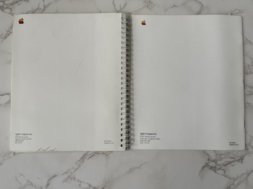 Lot of 2 Apple Owner Guides ImageWriter II & 5.25 Drive Manual | eBay