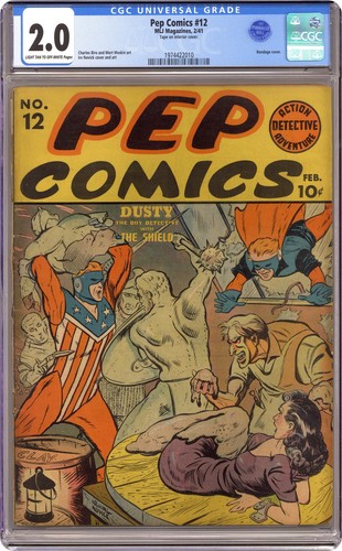 Pep Comics #12 CGC 2.0 1941 1974422010 | eBay