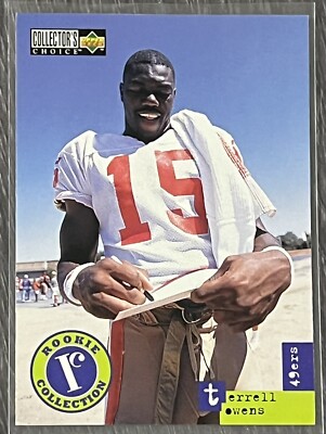 1996 Collector's Choice Update #U59 TERRELL OWENS Rookie RC 🏈49ers🏈 ...