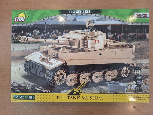 COBI WWII TANK MUSEUM EDITION TIGER I #131 NEW IN SEALED BOX Item #2519 ...