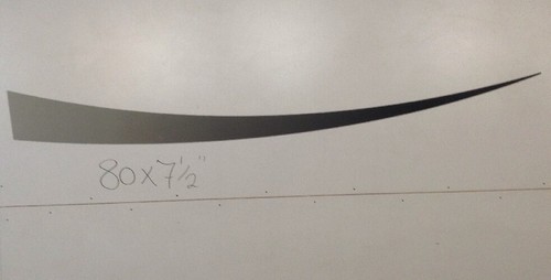 SET OF KEYSTONE LAREDO DECALS 80x7-1/2" RV SIDE SPEAR STRIPES SWOOSH ...