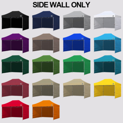10x15 Ft Enclosure Side Walls Kit Zipper Wall For EZ Pop Up Canopy ...