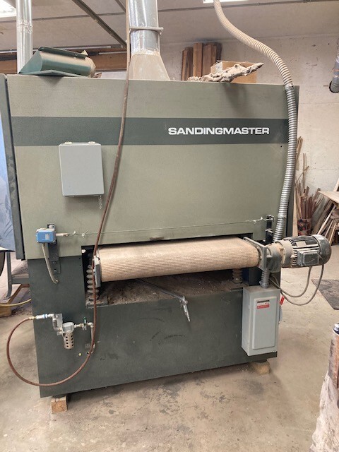36”Dual Head Sanding Master - wide belt sander. Model SCSB2-900 Ser #RT ...