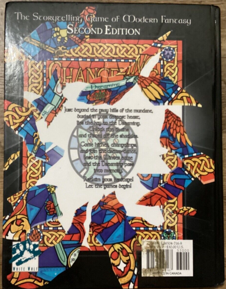 White Wolf Games - Changeling the Dreaming Second Edition | eBay