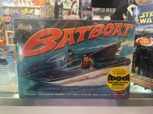 Polar Lights 2003 Batman Batboat #6906 Factory Sealed Plastic Model Kit ...