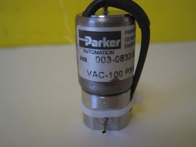 Parker Hannifin 003-0832-900 Solenoid Valve Vac-100 PSIG 24 VDC Part ...
