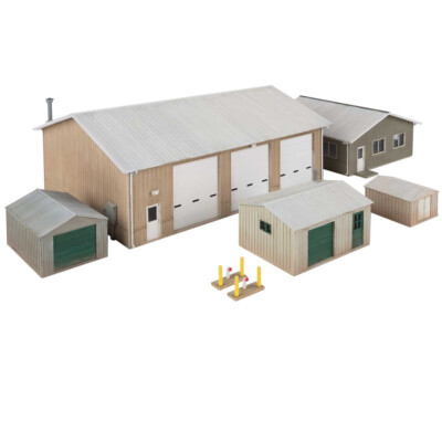 NEW Walthers Vehicle Maintenance Facility Kit Set of (5) HO Scale FREE ...