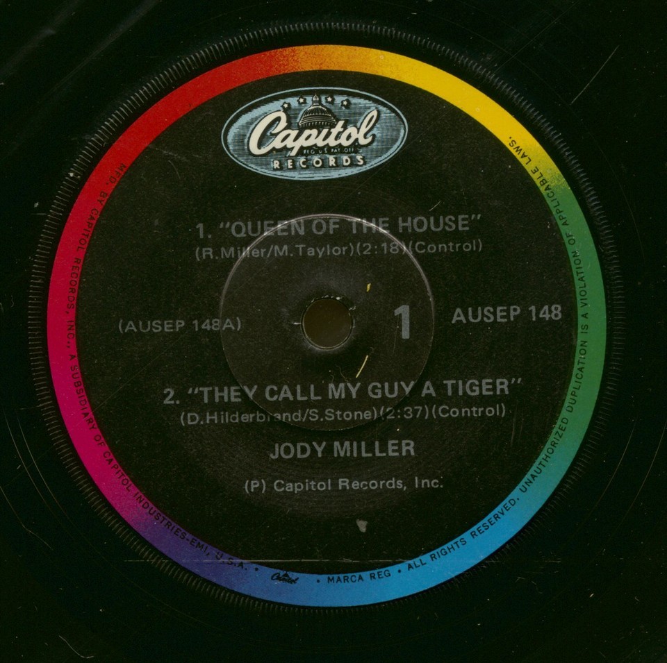 Jody Miller - Queen Of The House (7inch, EP, 45rpm, PS, SC) - Singles ...