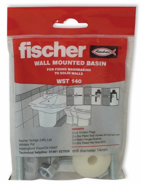 1 X Fischer WB5N Recessed WC Toilet and Bidet Fixing Kit for sale ...