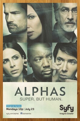 2011 Alphas TV Series Print Ad/Poster Sci-Fi SyFy Channel Show Promo ...