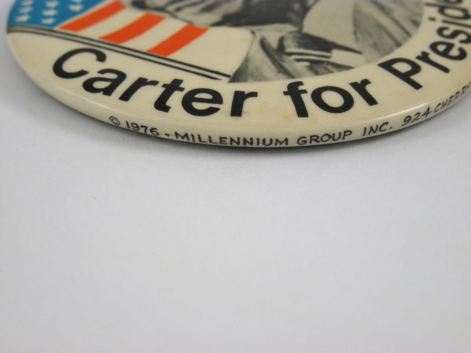 Vintage Jimmy Carter for President Pinback Political Button Millennium ...