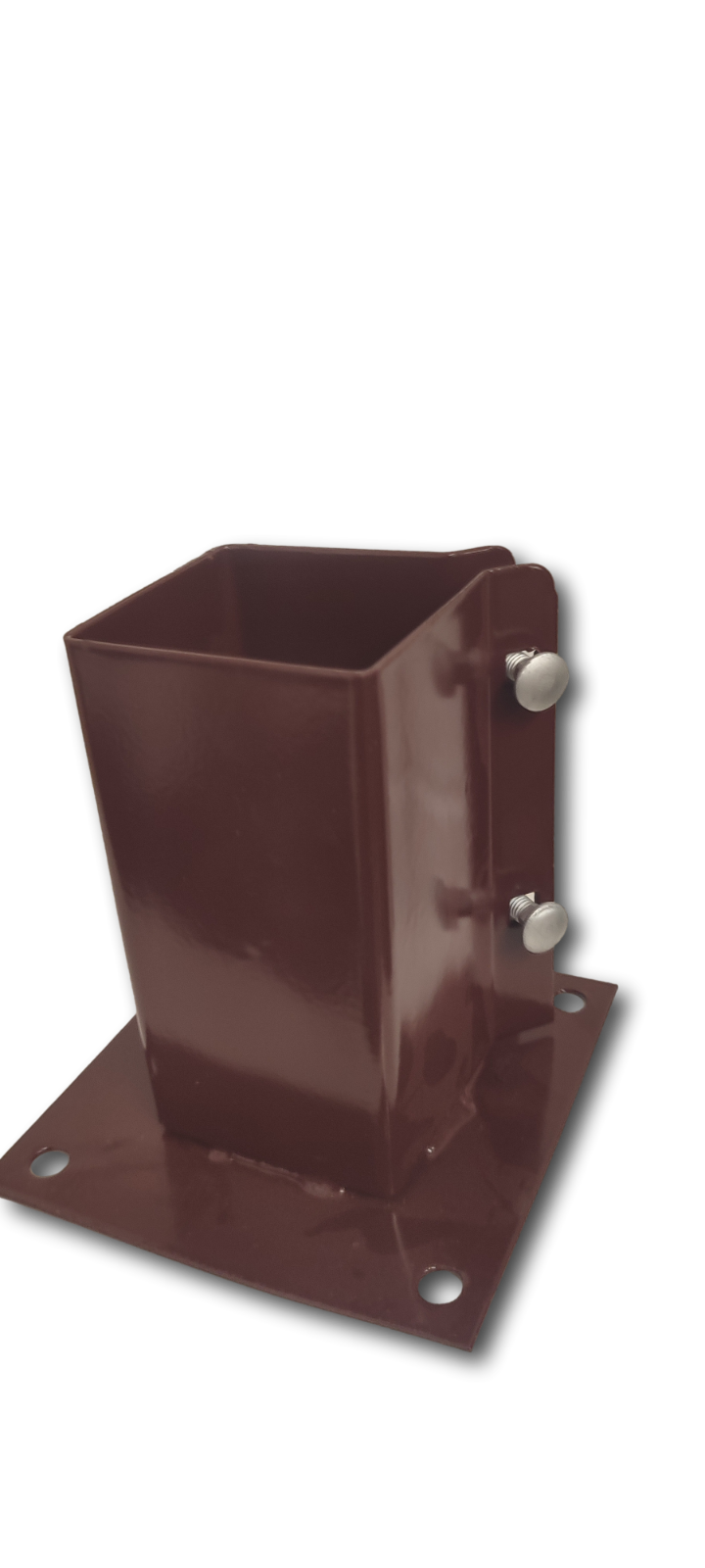 Bolt Down Post Shoe Support Fence Foot Base Support Square Bracket ...