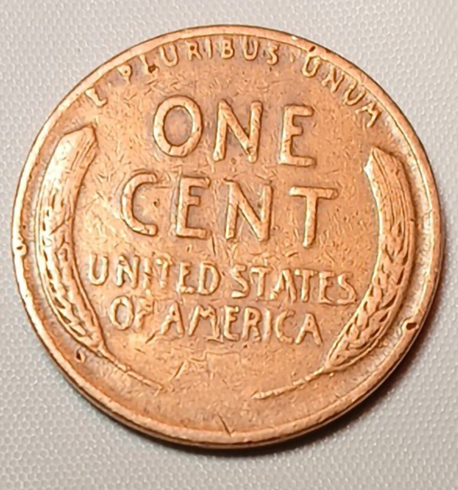 1944 D Lincoln Wheat Penny With Letter L On The Rim Imperfection E/L On ...