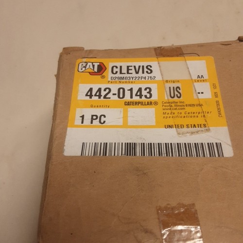 NEW Genuine Cat Clevis 442-0143 (SHIPS FREE!) | eBay