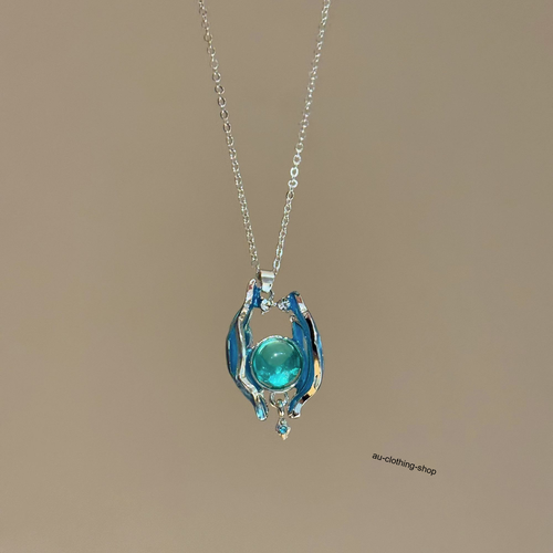 Genshin Impact Venti Oceanid Cosplay Impression Necklace Jewelry ...