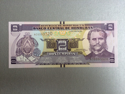 2 LEMPIRAS HONDURAS BANKNOTE UNCIRCULATED | eBay