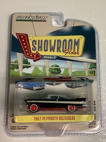 Greenlight Showroom Floor Series 6 1957 Plymouth Belvedere TARGET RED ...