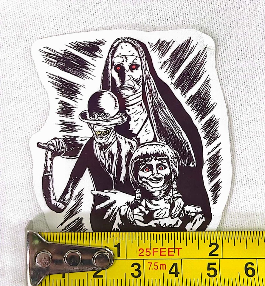 The Conjuring Nun Crooked Man Annabelle Horror Waterproof Vinyl Sticker ...