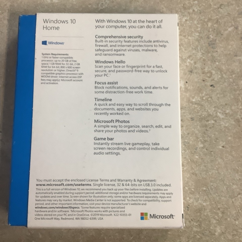 Microsoft Windows 10 Home USB Flash Drive | eBay