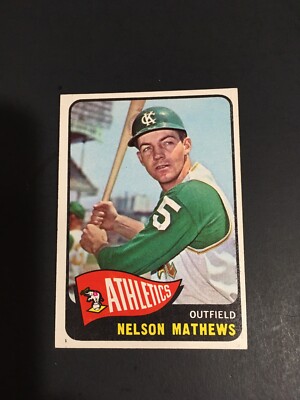 1965 TOPPS NELSON MATHEWS, #87, NM (Free Shipping on Any 3!) | eBay