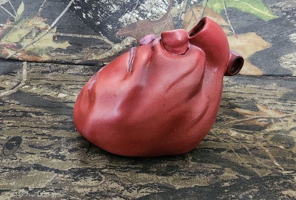 Gemmy Corp Dr Shivers Halloween Animatronic Beating Throbbing Heart ...