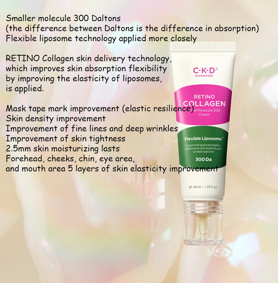 CKD RETINO Collagen Small molecule 300Da Cream 1.35oz/40ml Anti-aging K-Beauty | eBay