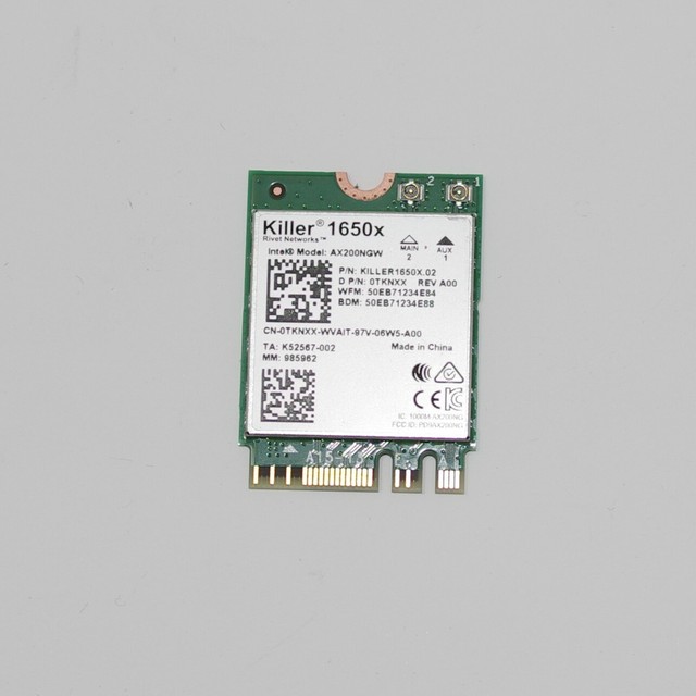 Dell Alienware 17 R4 17.3" Genuine Laptop Wireless WiFi Card AX200NGW ...