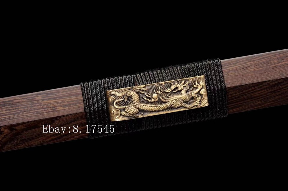 Clay Tempered Damascus Steel Han Dynasty Saber Jian Very Sharp Cut ...